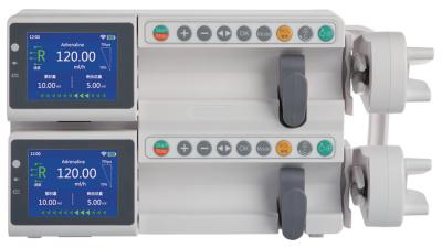 China Touch Screen Medical Syringe Pump Dual CPU 0.01-2100ml/h CE ISO Approved for sale
