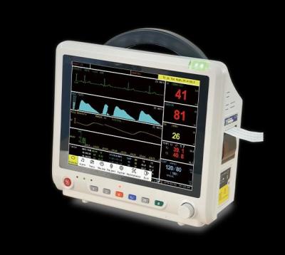 China Purple Horn Portable Patient Monitor 12.1 inch TFT LCD SpO2 ECG NIBP 25-250bpm ISO13485 CE for sale