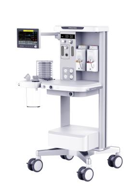China Digital Displaying Anesthesia Machine with 3 Hours Backup Battery 10 Inch Touch Screen for sale
