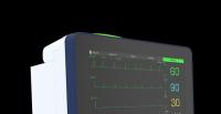 China 12.1 inch LCD Portable Patient Monitor ISO13485 Hospital Vital Signs Monitor 8 Hour Battery for sale