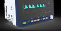 China 12.1 inch LCD Portable Patient Monitor ISO13485 Hospital Vital Signs Monitor 8 Hour Battery for sale
