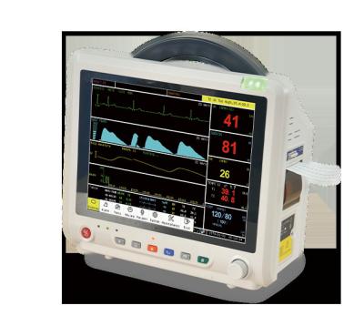 China 12.1 Inch Multiparameter Patient Monitor PM5000 ICU ECG SpO2 NIBP Vital Signs for sale