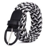 China Custom Fabric Leather Web Belt 110cm for Women 100pcs MOQ Luxury Designer Strap for sale