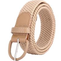 China Custom Fabric Leather Web Belt 110cm for Women 100pcs MOQ Luxury Designer Strap for sale