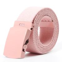 China Custom Fabric Leather Web Belt 110cm for Women 100pcs MOQ Luxury Designer Strap for sale