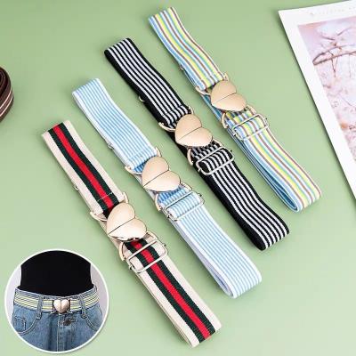 China Luxury Soft Fabric Web Belt 3.5cm Width for Women 115cm Length OEM for sale