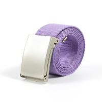 China Unisex 130cm Military Cotton Fabric Belt Web Braided Woven Belt 3.8cm Width for sale