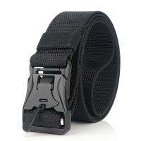 China Tactical Nylon Belt with Magnetic Buckle 125cm Zinc Alloy for Outdoor Training for sale