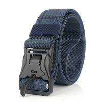 China Tactical Nylon Belt with Magnetic Buckle 125cm Zinc Alloy for Outdoor Training for sale