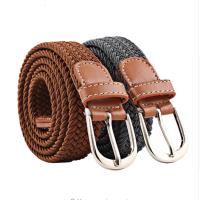 China Knitted Rope Stretch Elastic Belt Fabric Braided 145cm for sale