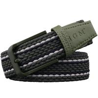 China Unisex Braided Elastic Woven Belt 90cm Stretch Zinc Alloy Buckle for Men Women for sale