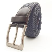 China Men Rubber Stretch Elastic Belt 2.5cm Width Colorful Woven Belt for sale