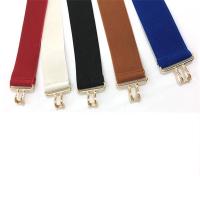 China Unisex Elastic Belt 2cm Width Alloy Buckle Polyester Custom Waist 68-95cm for sale