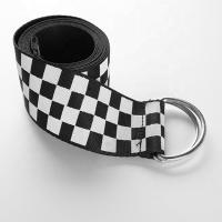 China Pin Buckle Polyester Webbing Belt 3.8cm Width 130cm Length Custom Color for sale