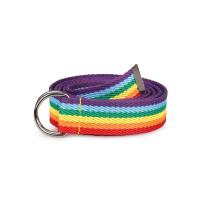 China Unisex Canvas Web Belt 3.8cm Polyester Webbing with Iron Pin Buckle 130cm for sale