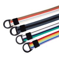 China Customizable 3.8cm Wide Polyester Webbing Belt with Iron Pin Buckle 130cm Length for sale