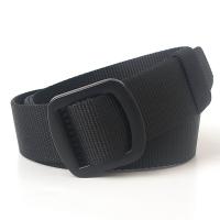 China OEM Unisex Cotton Canvas Belt 130cm Polyester Fabric Webbing Casual Belt for sale