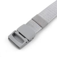 China Unisex Plastic Buckle Cotton Canvas Belt 115cm Metal Allergy Protection for sale