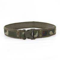 China Custom Nylon Tactical Duty Belt 5.5cm Width Quick Release Resin Buckle 120cm for sale