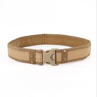 China Custom Nylon Tactical Duty Belt 5.5cm Width Quick Release Resin Buckle 120cm for sale