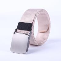 China OEM Tactical Army Uniform Belt 3.7cm Heavy Duty Canvas Webbing Belt 120cm for sale