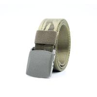 China Resin Woven Canvas Fabric Web Belt 110cm Buckle Tactical Battle Belt for sale