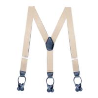 China Fine Design Iron Elastic Strap Clip Men 120cm Leather Suspender Belt Custom for sale