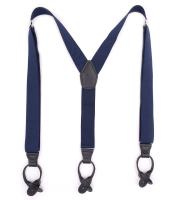 China Fine Design Iron Elastic Strap Clip Men 120cm Leather Suspender Belt Custom for sale