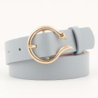China OEM Custom PU Leather Women Wide Waist Belt 3.0cm 90-120cm Eco Friendly for sale