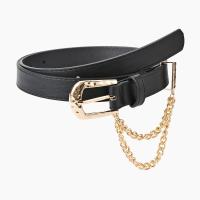 China Candy Color PU Leather Ladies Fashion Belt 2.3cm Wide 105cm Length Spring Summer for sale