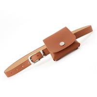 China Small Pouch Pu Leather Belts Bag Waist Purse Removable for sale