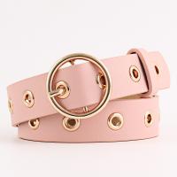 China Hollow Out Designer Women Belt 2.6cm Width Zinc Alloy Buckle Eco Friendly for sale