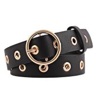 China Hollow Out Designer Women Belt 2.6cm Width Zinc Alloy Buckle Eco Friendly for sale
