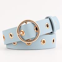 China Hollow Out Designer Women Belt 2.6cm Width Zinc Alloy Buckle Eco Friendly for sale