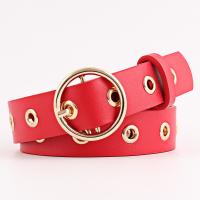 China Hollow Out Designer Women Belt 2.6cm Width Zinc Alloy Buckle Eco Friendly for sale
