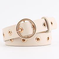 China Hollow Out Designer Women Belt 2.6cm Width Zinc Alloy Buckle Eco Friendly for sale