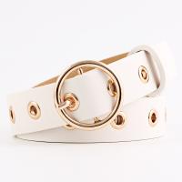 China Hollow Out Designer Women Belt 2.6cm Width Zinc Alloy Buckle Eco Friendly for sale
