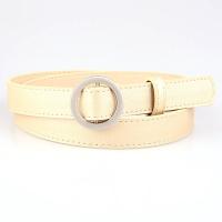 China Trouser Punk Pu Leather Belts 90cm O Ring Buckle Belt for sale