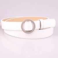 China Trouser Punk Pu Leather Belts 90cm O Ring Buckle Belt for sale