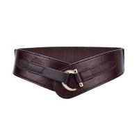 China Iron Buckle Women Elastic Belt 5cm Wide Invisible Fashion Eco Friendly Custom Size 70-100cm for sale