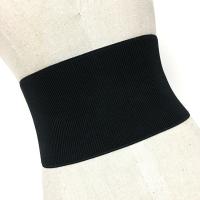 China 12cm Wide PU Elastic Band Ladies Belt with Zinc Alloy Buckle 70cm for sale