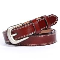 China 2.5cm Wide Women's Fake Leather Belt 120cm Length Eco-Friendly Custom Logo for sale