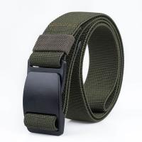 China Elastic Invisible Flat Buckle Belt 110cm Nickel Free Resin Buckle Men Casual for sale