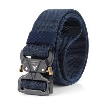China Custom Military Style Nylon Web Belt 120cm Length 3.8cm Width for Hunting for sale