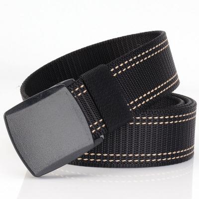 China Eco-Friendly Canvas Military Webbing Belt 120cm 3.8cm Width Custom Logo OEM for sale