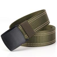 China Eco-Friendly Canvas Military Webbing Belt 120cm 3.8cm Width Custom Logo OEM for sale
