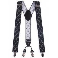 China Y Style Elastic Strap Clip 110cm Genuine Leather Suspenders Custom Printed for sale