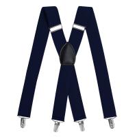 China Custom Printed Leather Suspenders for Men 118CM Adjustable Width 3.5CM OEM ODM for sale