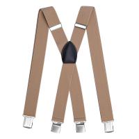 China Custom Printed Leather Suspenders for Men 118CM Adjustable Width 3.5CM OEM ODM for sale