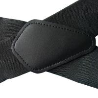 China Heavy Duty X Back Elastic Suspenders 2 Inch Width Adjustable Metal Clip Braces for Men for sale